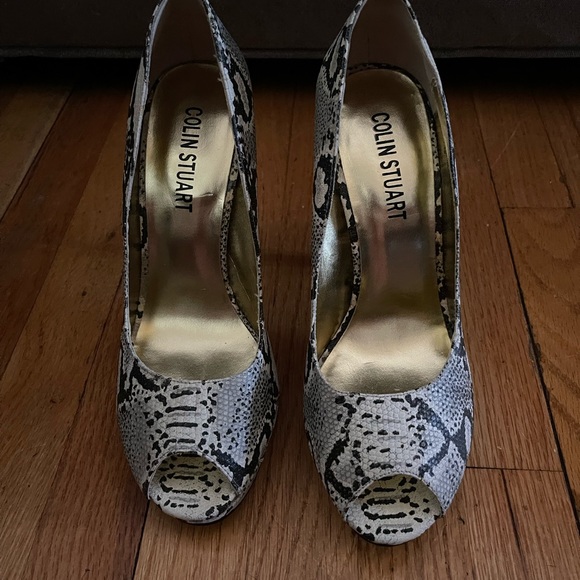 Colin Stuart | Shoes | Brand New Colin Stuart High Heels Size 75 Snake ...